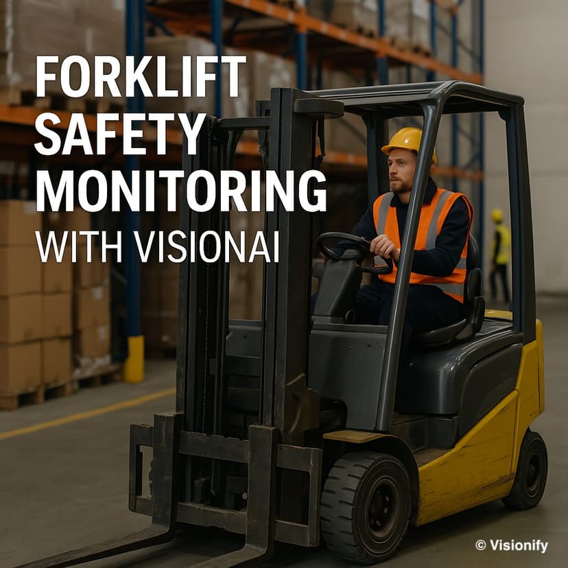 Forklift Safety Suite | Visionify Workplace Safety Use-Cases | Visionify