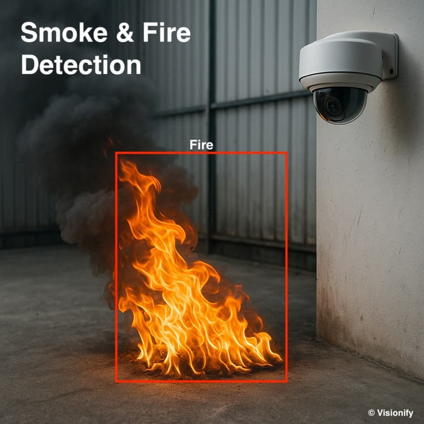 AI-Powered Smoke and Fire Detection | Visionify Workplace Safety Use-Cases
