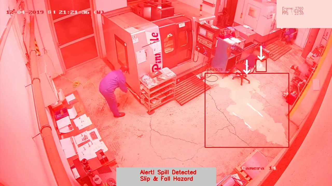 AI-Powered Spills and Leaks Detection | Visionify Workplace Safety Use ...